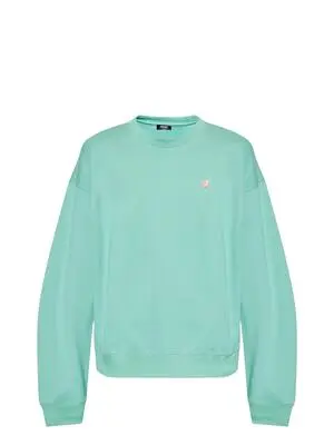 Versace Sweatshirt With Medusa Patch - Green