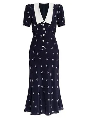 ALESSANDRA RICH Dress With Decorative Print