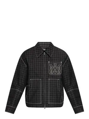 Amiri Jacquard Embossed Logo Jacket - Black