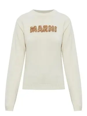 Marni Wool Sweater - Cream
