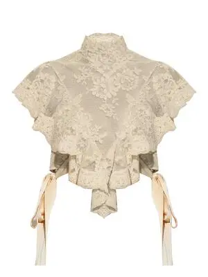 Zimmermann Lace Top - Cream