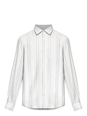 Paul & Shark Shirt With Stripe Pattern - Cream