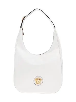 Versace La Medusa Hobo Shoulder Bag - White