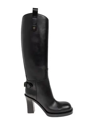 Burberry Cavalier Heeled Boots - Black