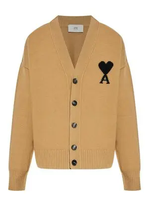 AMI Ami Alexandre Mattiussi Wool Cardigan