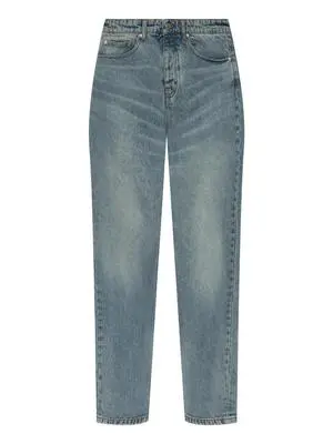 Ami Jeans With Logo - Blue