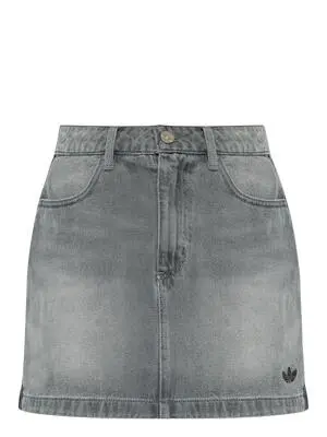 ADIDAS ORIGINALS Denim Skirt - Grey