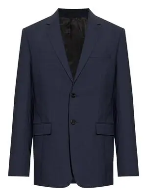 Theory Blazer With Open Lapels - Navy Blue