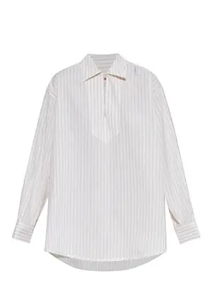 Marni Oversized Striped Top - White