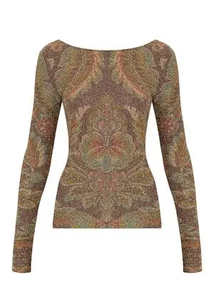 Etro Lurex Thread Top - Multicolour