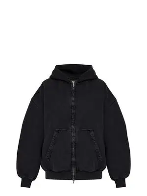 Balenciaga Logo Hoodie - Black