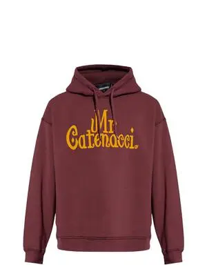 Dsquared2 Mr. Catenacci Logo Sweatshirt - Burgundy