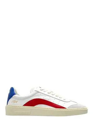 Dsquared2 Rider Leather Sneakers - White