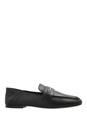 Michael Kors Lena Leather Loafers - Black