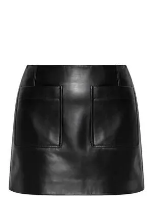 BOTTEGA VENETA Leather Skirt With Pockets