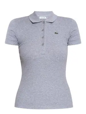 Lacoste Polo Shirt With Logo - Grey