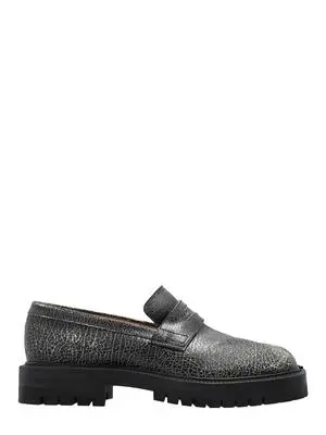 MAISON MARGIELA Tabi Leather Loafers - Black