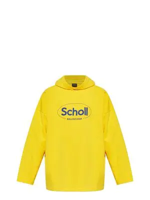 Balenciaga X Scholl Logo Hoodie - Yellow