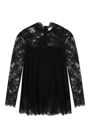 Zimmermann Lace Insert Top - Black
