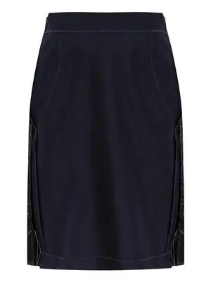 MAISON MARGIELA Skirt With Raw Hem - Black