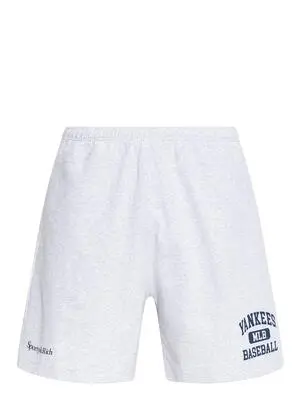 SPORTY & RICH 47 & New York Yankees' Shorts - Grey