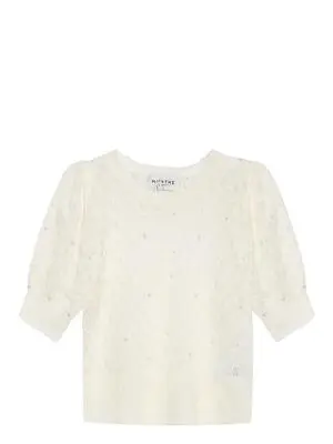 Munthe Popta Knit Top - Cream