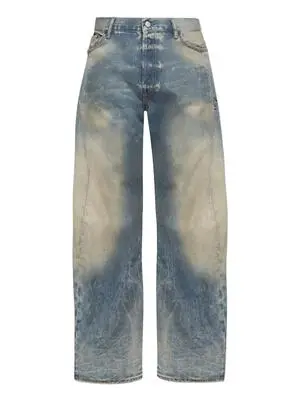 Acne Studios Distressed Wide-leg Jeans - Blue