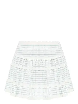 LoveShackFancy Colella Skirt - White
