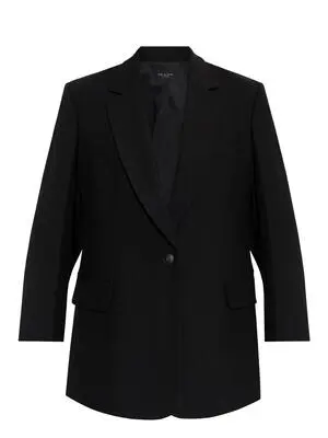 Rag & Bone Blazer With Open Lapels - Black