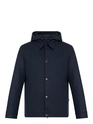 Woolrich Hooded Jacket Navy Blue