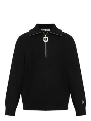 JW Anderson Ribbed Sweater - Black