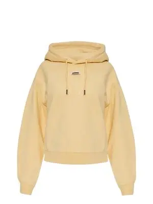 Jacquemus Logo Hoodie - Yellow