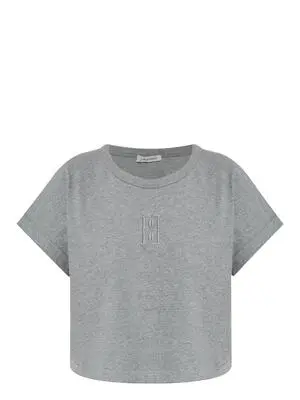 BY MALENE BIRGER Hedalia T-shirt - Grey