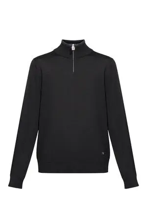 Paul Smith Wool Turtleneck Sweater - Black