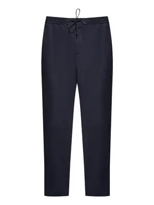 Moncler Cotton Trousers - Navy Blue