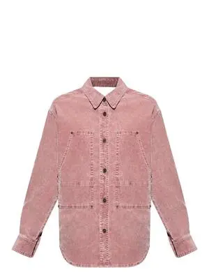 MARANT ETOILE Oriana Corduroy Shirt - Pink
