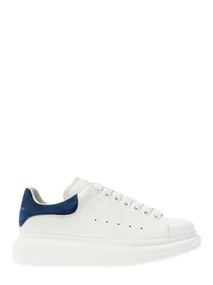 Alexander McQueen Logo Leather Sneakers - White