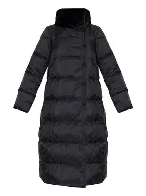 Emporio Armani Reversible Down Jacket From The ‘sustainability’ Collection - Black