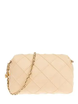 Tory Burch Fleming Small Shoulder Bag - Cream