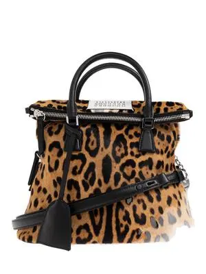 MAISON MARGIELA 5 AC Mini Handbag Brown