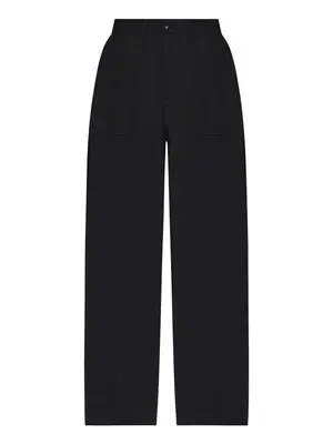 Casablanca Cotton Trousers - Black