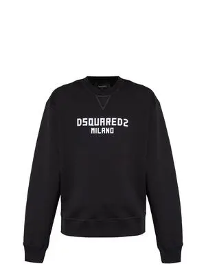 Dsquared2 Printed Sweatshirt - Black