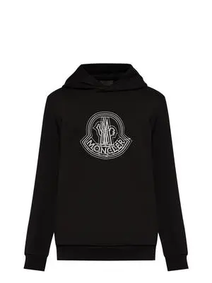 Moncler Hoodie With Logo - Black