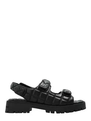 Marc Jacobs Sunny Leather Sandals - Black