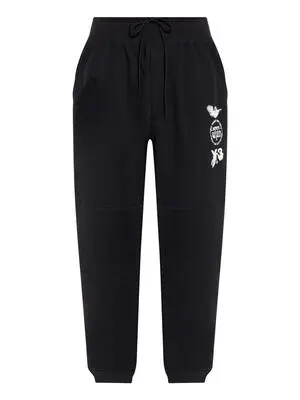 Y3 Sweatpants With Logo - Black
