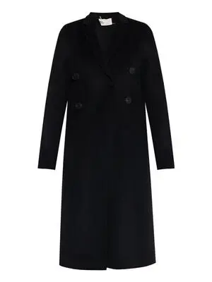 Tory Burch Double-breasted Wool Coat - Black