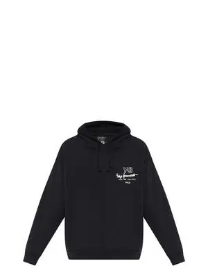 Y3 Oversized Cotton Knit Sweatshirt With Logo