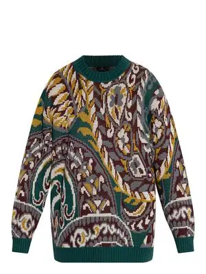 Etro Patterned Crew Neck Sweater - Multicolour