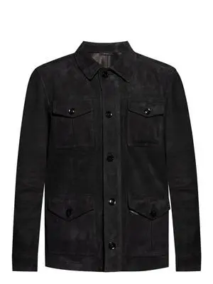 TOM FORD Suede Jacket - Black