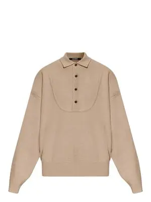 Jacquemus Vareuse Pallone' Wool Sweater - Brown